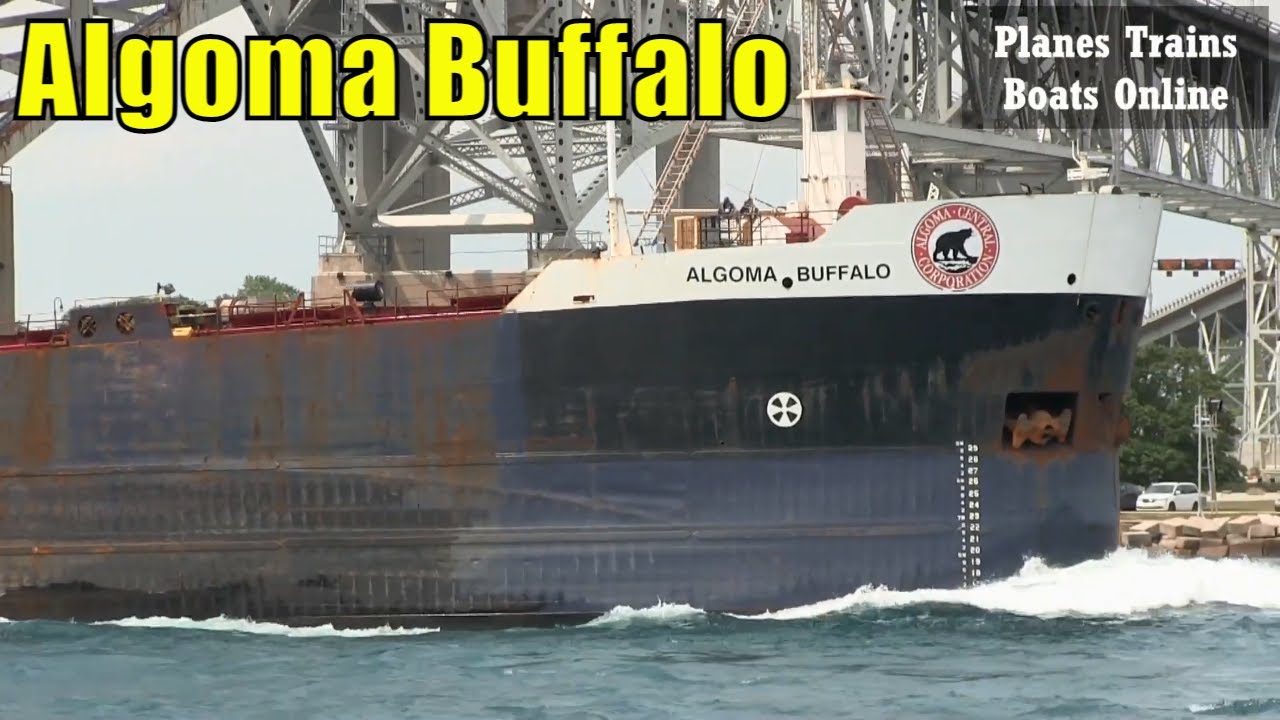 1978 Algoma Buffalo - 633ft / 193m - Bulk Carrier Cargo Ship In Great ...