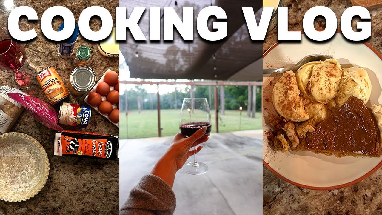 Cook Dinner With Me Chili Pumpkin Pie Youtube