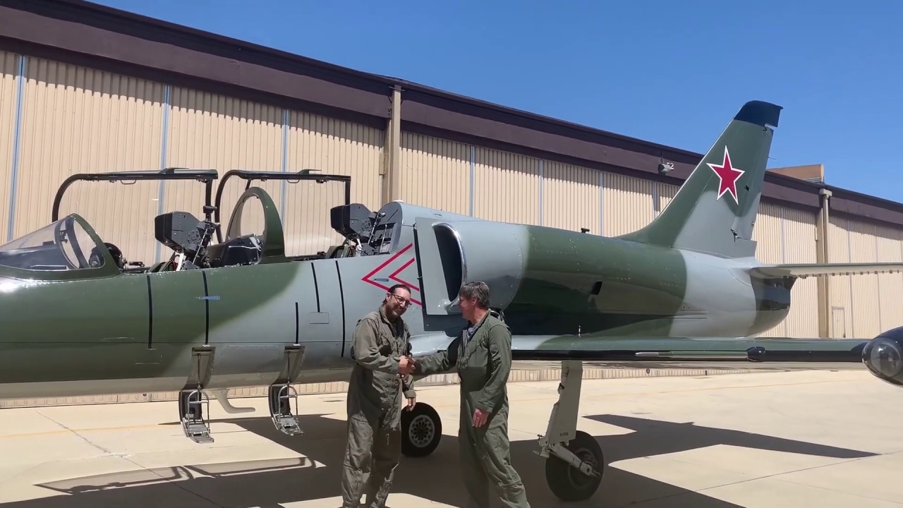 Jet L 39 flight training. - YouTube