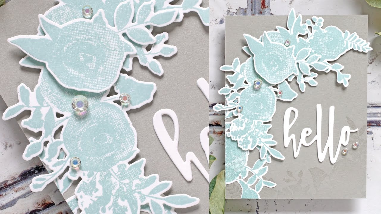 Altenew Halftone Flowers with Shari Carroll - YouTube