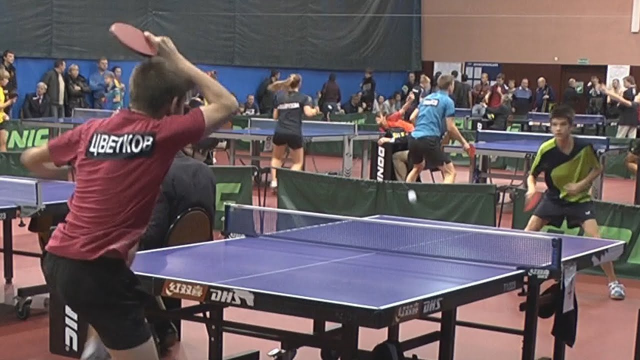 Владимир АНУФРИЕВ Vs Андрей ЦВЕТКОВ Настольный теннис Table Tennis