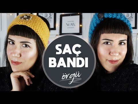 3 KOLAY ÖRGÜ SAÇ BANDI YAPIMI | ÖRGÜ | Pınar Sarıgöl