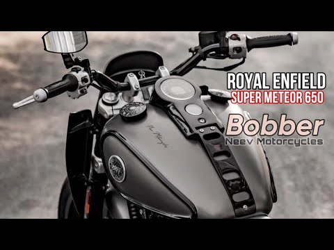 ROYAL ENFIELD Super Meteor 650 BOBBER by Neev Motorcycles - YouTube