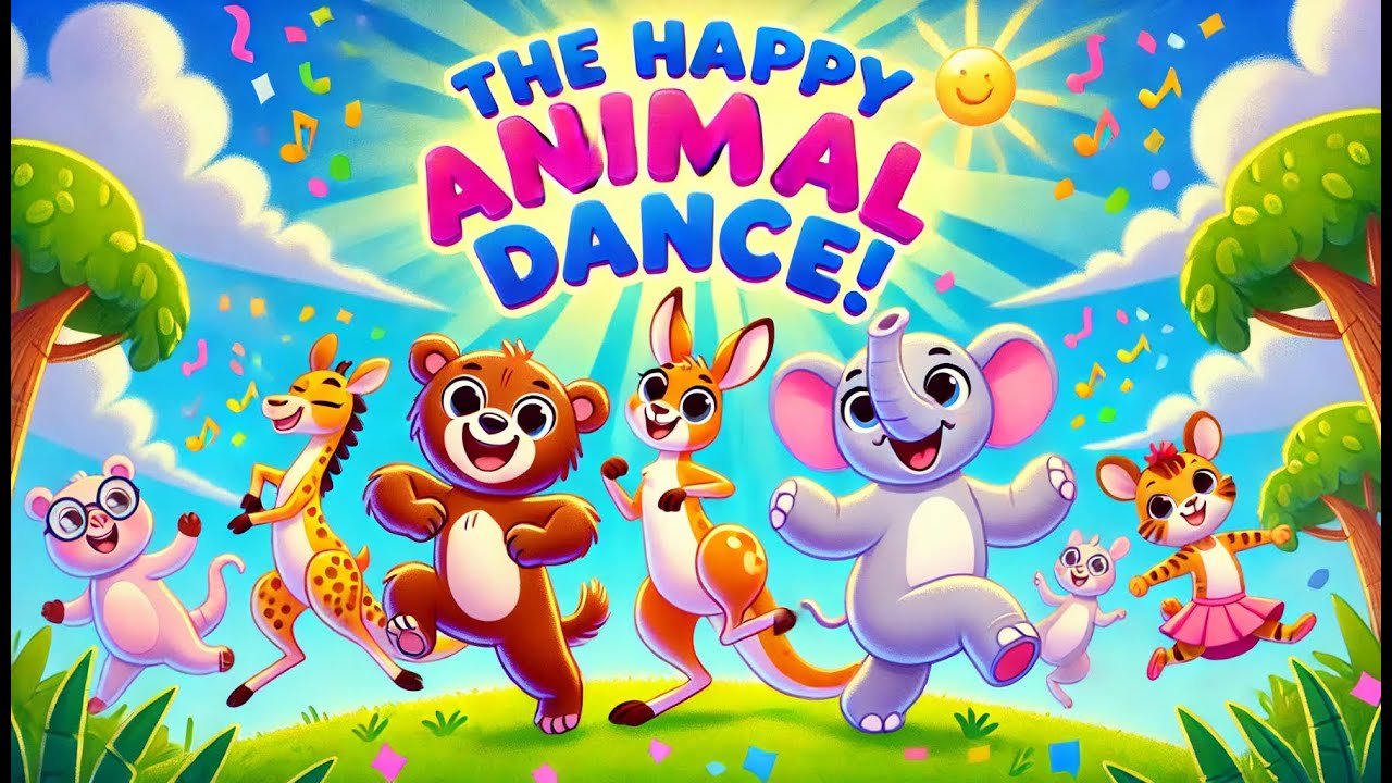 The Happy Animal Dance | Fun Dancing Animals for Kids | Butterfly - YouTube