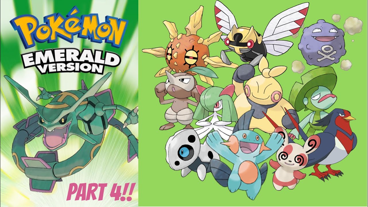 Pokemon Emerald Version Playthrough Part 4!! - YouTube