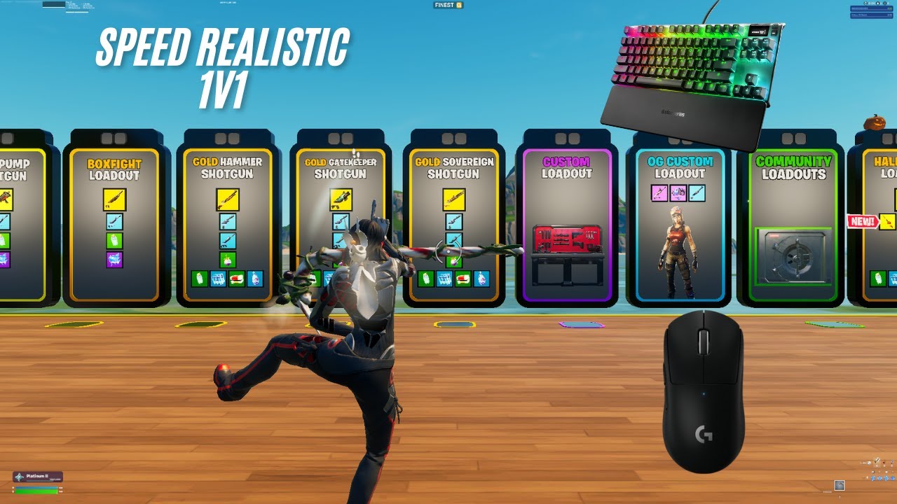 Dominating Fortnite 1v1 Speed Realistics 🏆 - YouTube