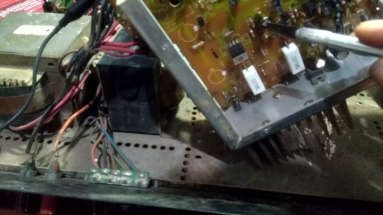 sikring putus terus(power amplifier TOA ZA-1121) - YouTube