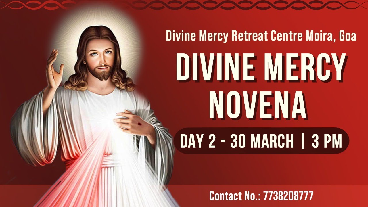 Divine Mercy Novena 2nd Day on Holy Saturday 30/03/24 at 3:00pm at ...