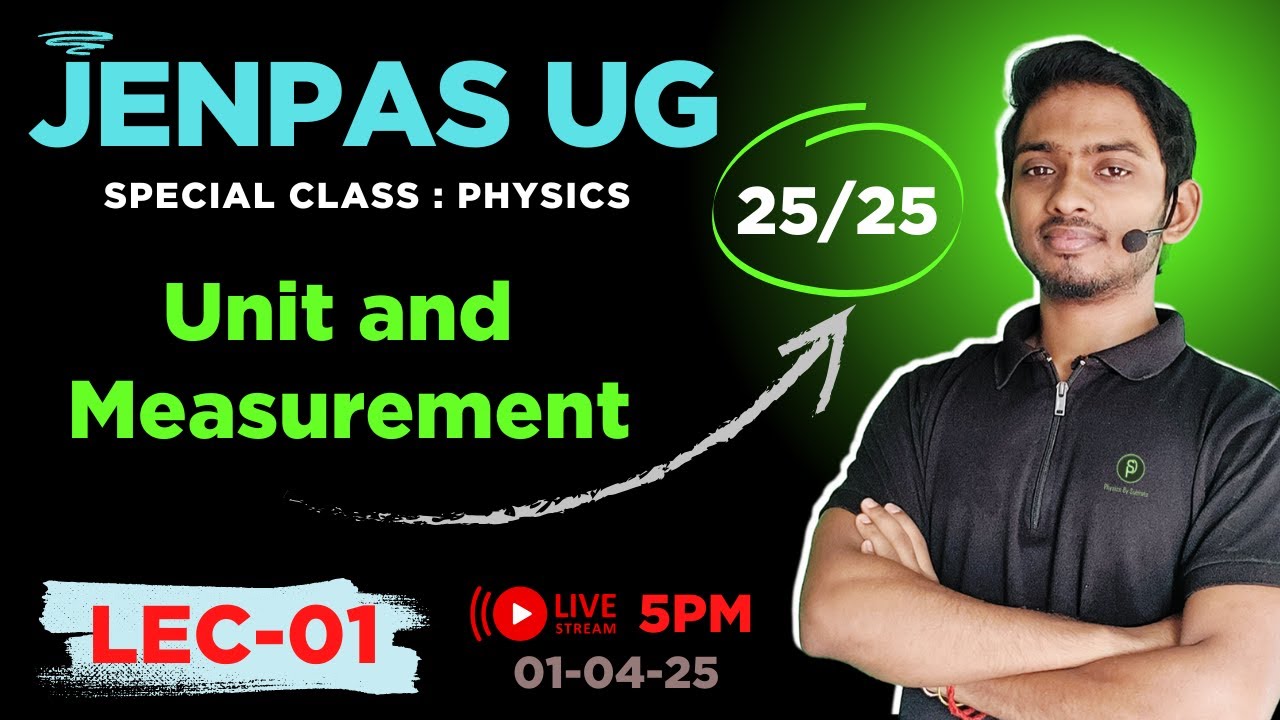 🔥 LIVE: Unit and Measurement – Master Concepts & Tricks (Lecture 1) 📏 ...