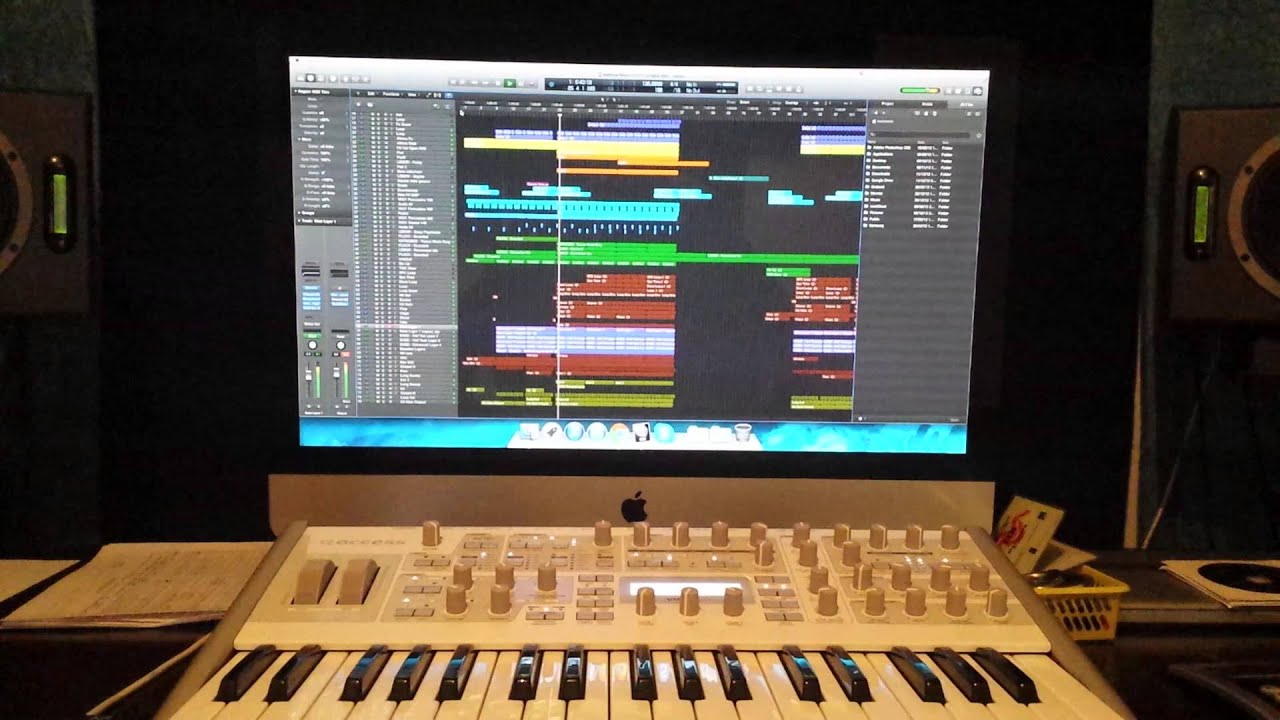 In Studio ! Logic Pro X & Dynaudio Air 12 Monitors FTW - YouTube
