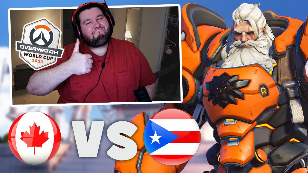 Flats Reacts to Canada vs. Puerto Rico Overwatch 2 World Cup - YouTube