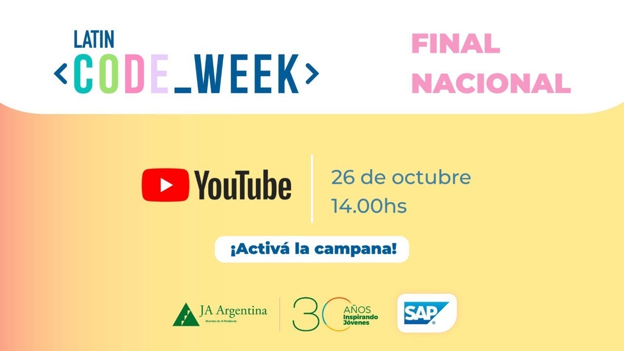 Latin Code Week Argentina 2021 | Final nacional - YouTube