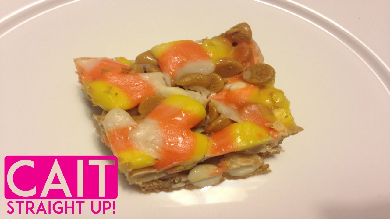 Candy Corn Monster Bars | Simple Tasty Treat For Halloween | Cait ...