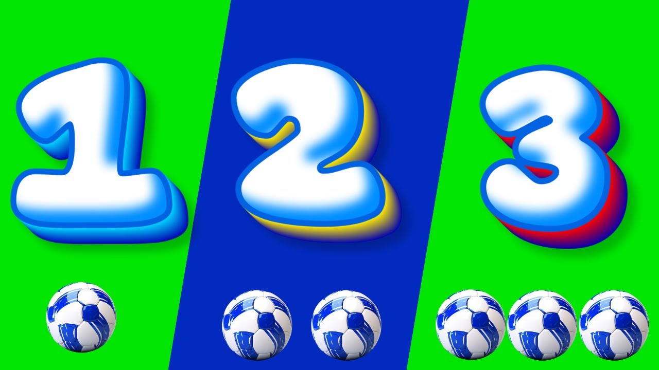 123 Number | 123 Number Names | 1 To 20 Numbers | 123 learning for kids ...