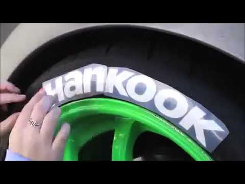 How to Install Tire Stickers - How to Install Tire Letters - YouTube