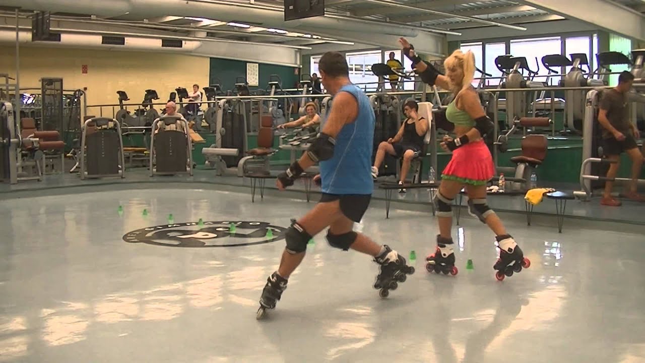 Roller slalom Aviles (Pasion por el slalom) - YouTube