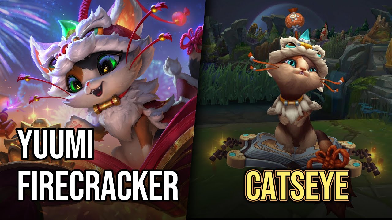 Firecracker Yuumi Skin - Catseye | League of Legends | Chromas Skin ...