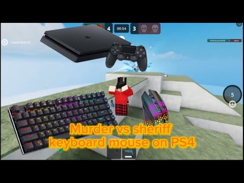 Murder vs sheriff keyboard mouse on PS4 - YouTube