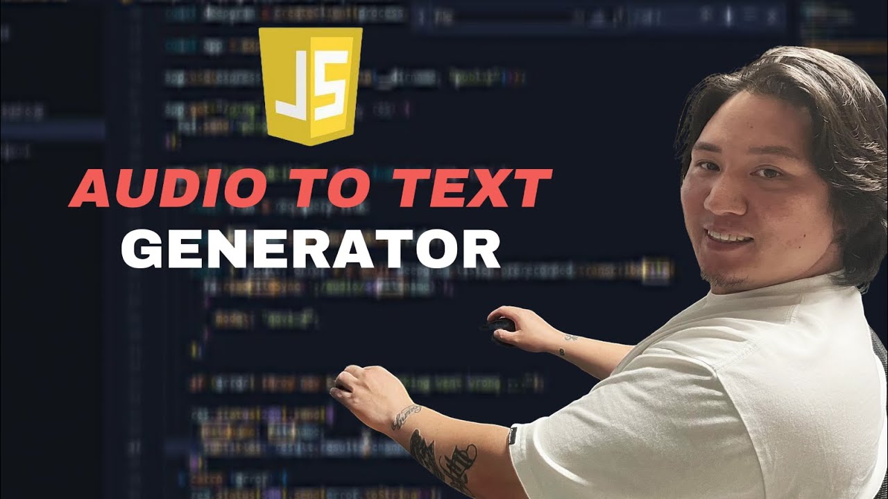 🔴 Lets Build An Audio To Text Generator In Javascript For Beginners 7961