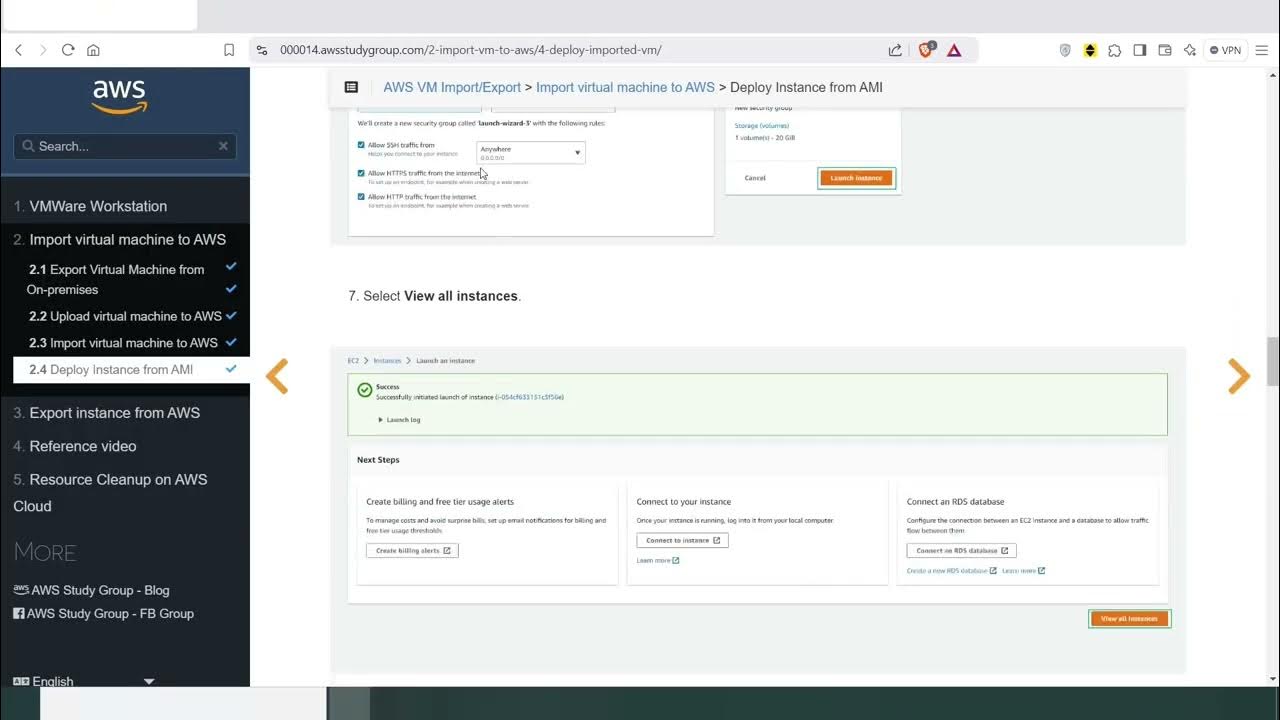 Module 04-Lab14-02.4 - Deploy Instance from AMI - YouTube