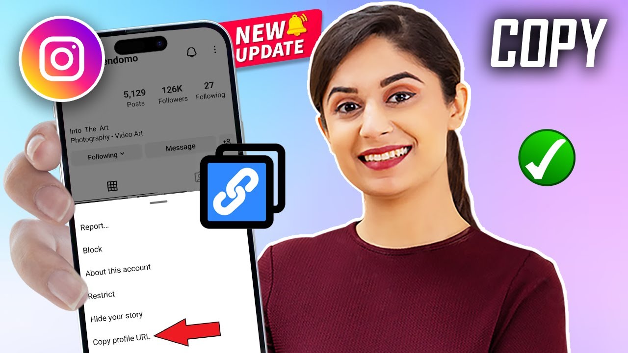 How to copy my Instagram URL profile link 2025 | create a URL link now ...