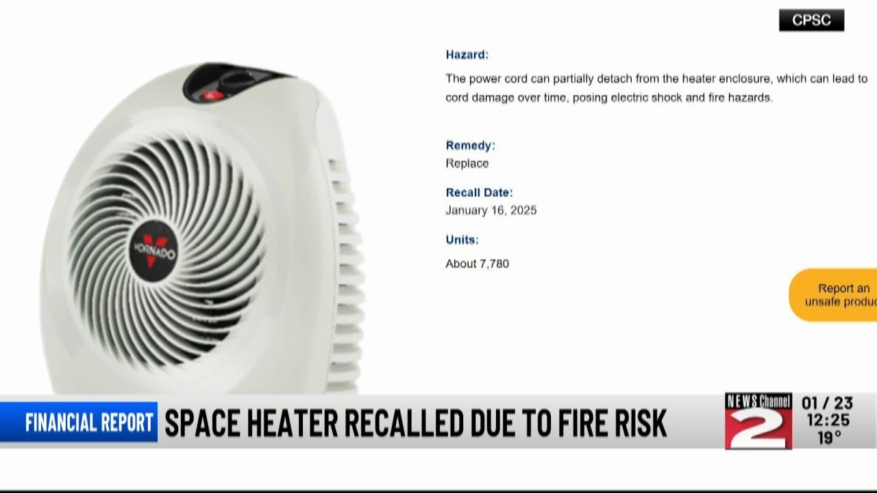 Thousands of Space Heaters Have Been Recalled - YouTube