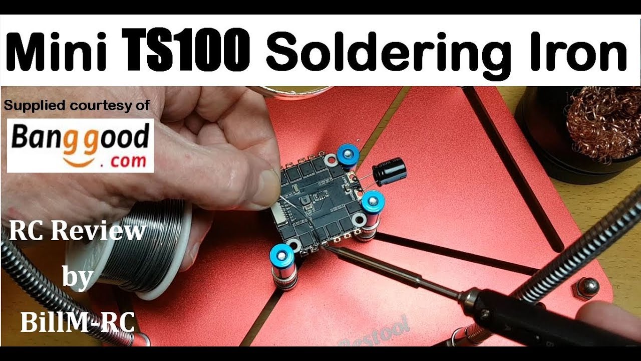 Mini TS100 Soldering Iron review - Great for RC Repairs & Builds - YouTube