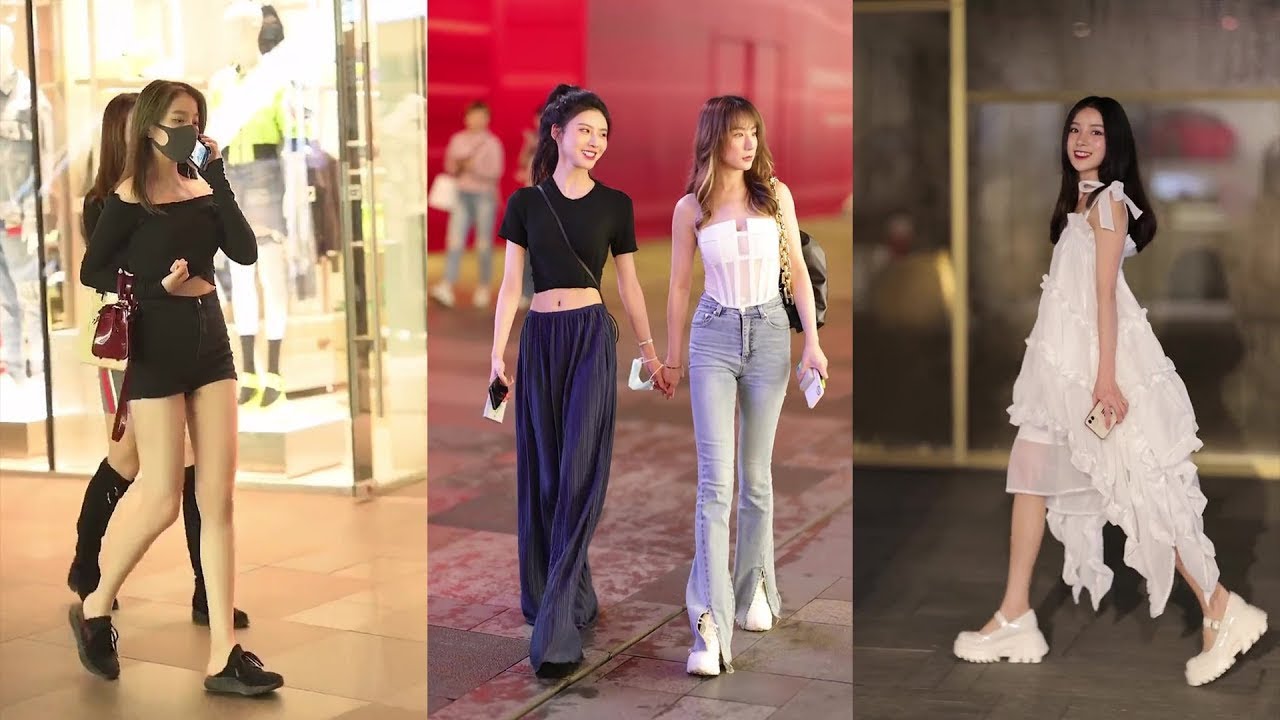 Chinese Girls Street Fashion Ep 13 - YouTube