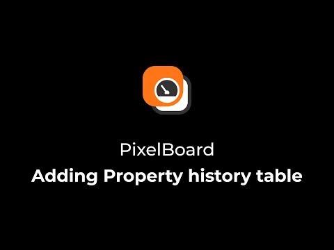 Adding Property history table - YouTube