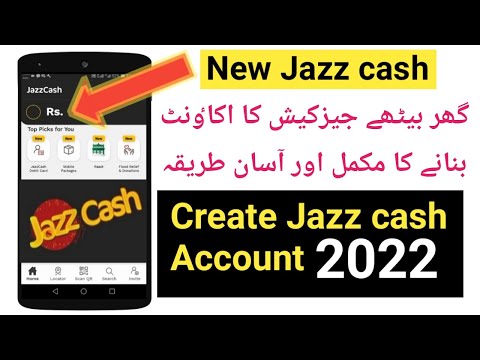 How to make jazz cash account | Jazzcash Account Banane ka Tarika 2022 ...