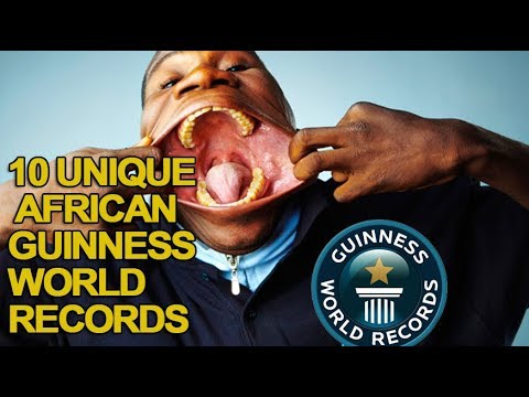 Top 10 Guinness Book of World Records Held in Africa - YouTube