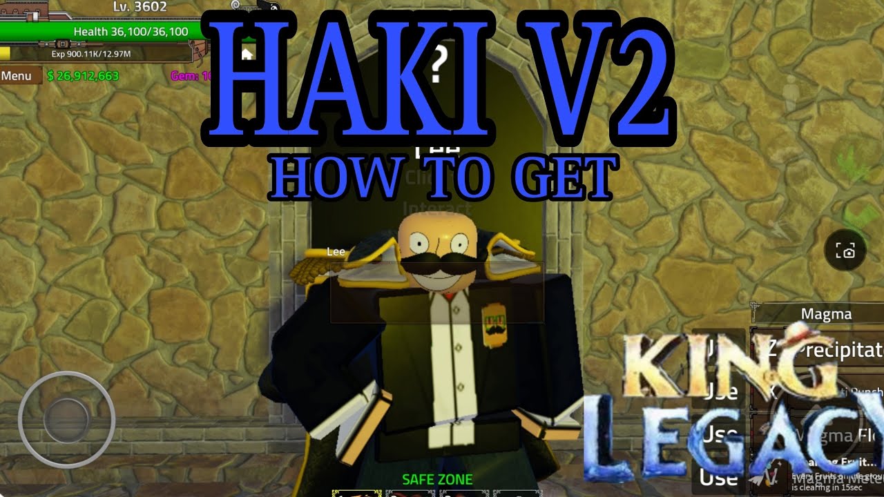 How to get Haki V2 in King Legacy - YouTube