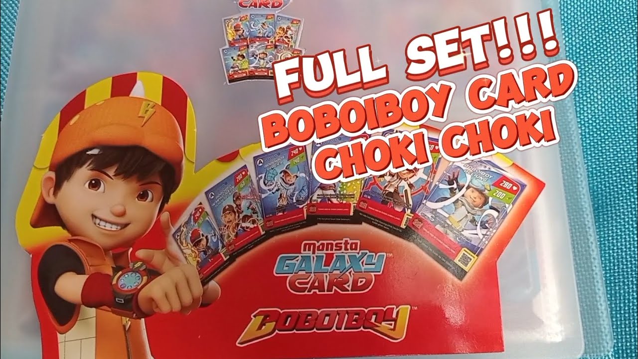Full Set Boboiboy Choki² Monsta Galaxy Card 2024 | Alhamdulillah ...