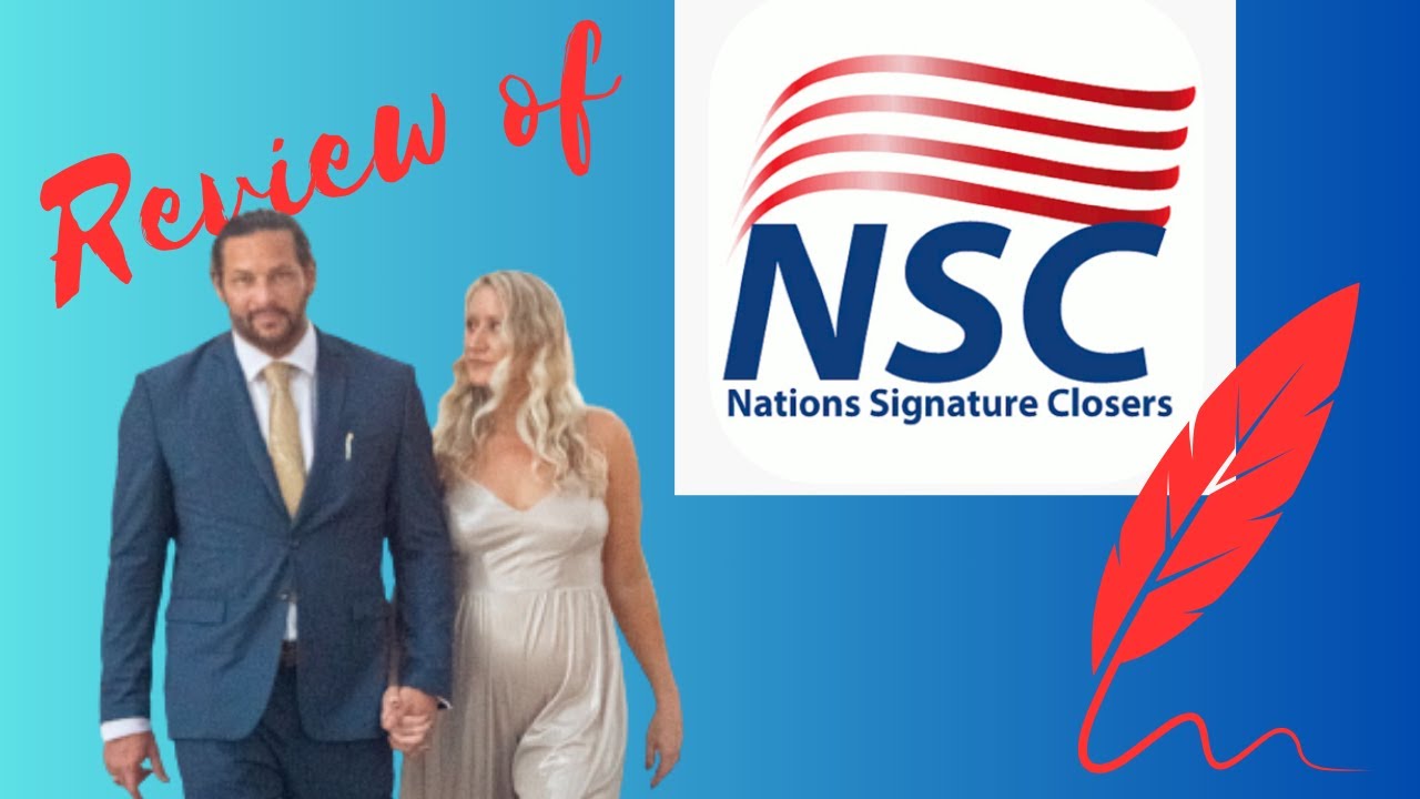 Notary Signing Service Reviews: Nations Signature Closers (NSC) - YouTube
