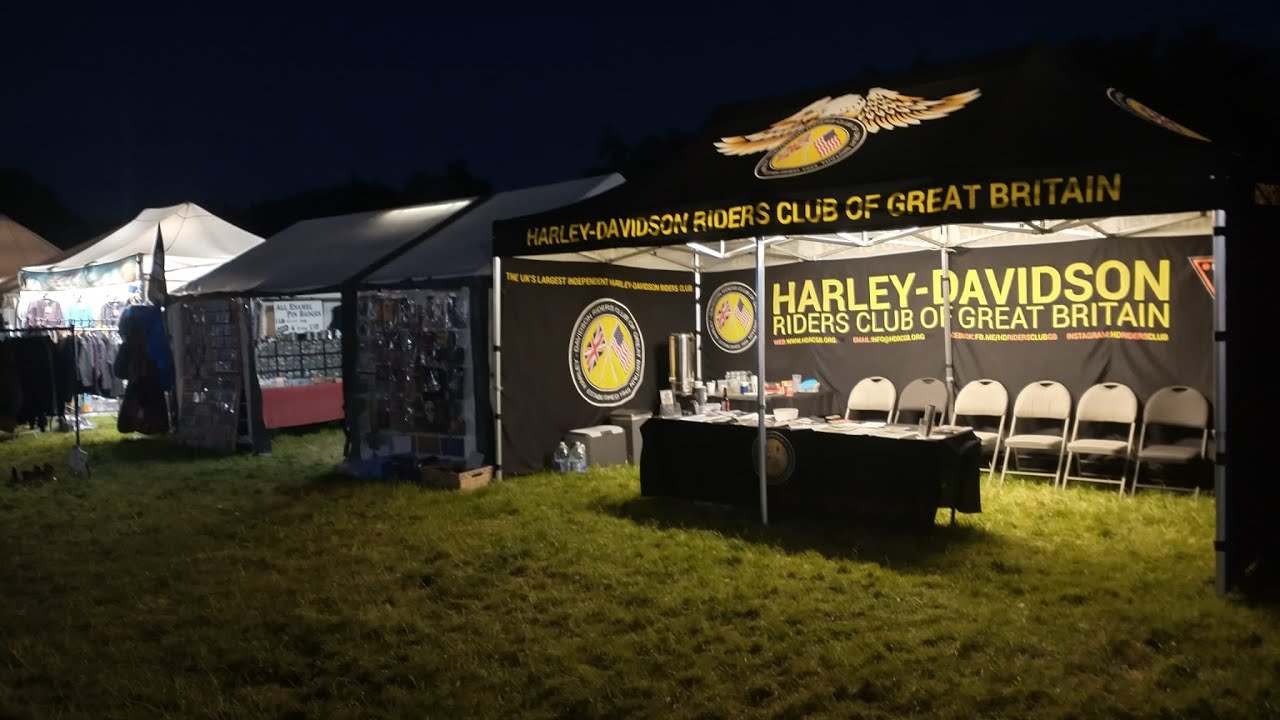 Harley Davidson Riders Club of Great Britain at the Farmyard Party 2024 ...