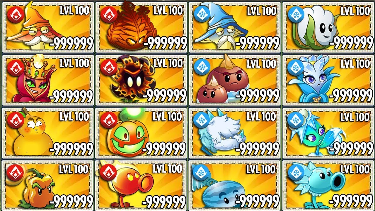 Tournament All Plants 2 Team FIRE vs ICE - Who Will Win? - Pvz2 Plant ...