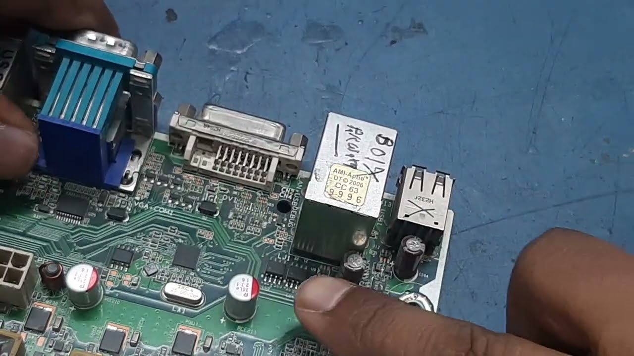 HP Pro 3330 Micro Tower PC Rear USB port not working Repair step by ...