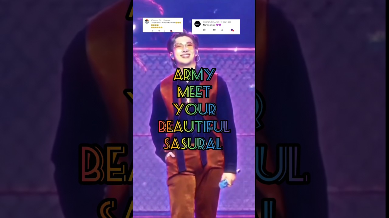 Kim namjoon version [ don't be serious] RM requested video #bts # ...