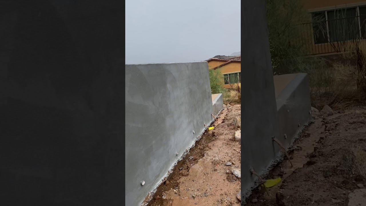 Retaining Wall Fail - YouTube