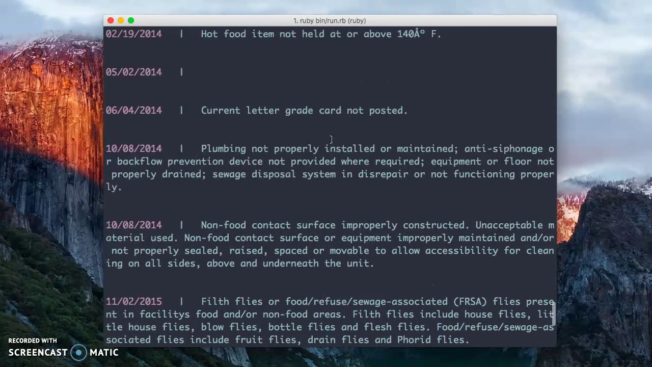 Flatiron CLI Project - NYC Restaurant Sanitation - YouTube