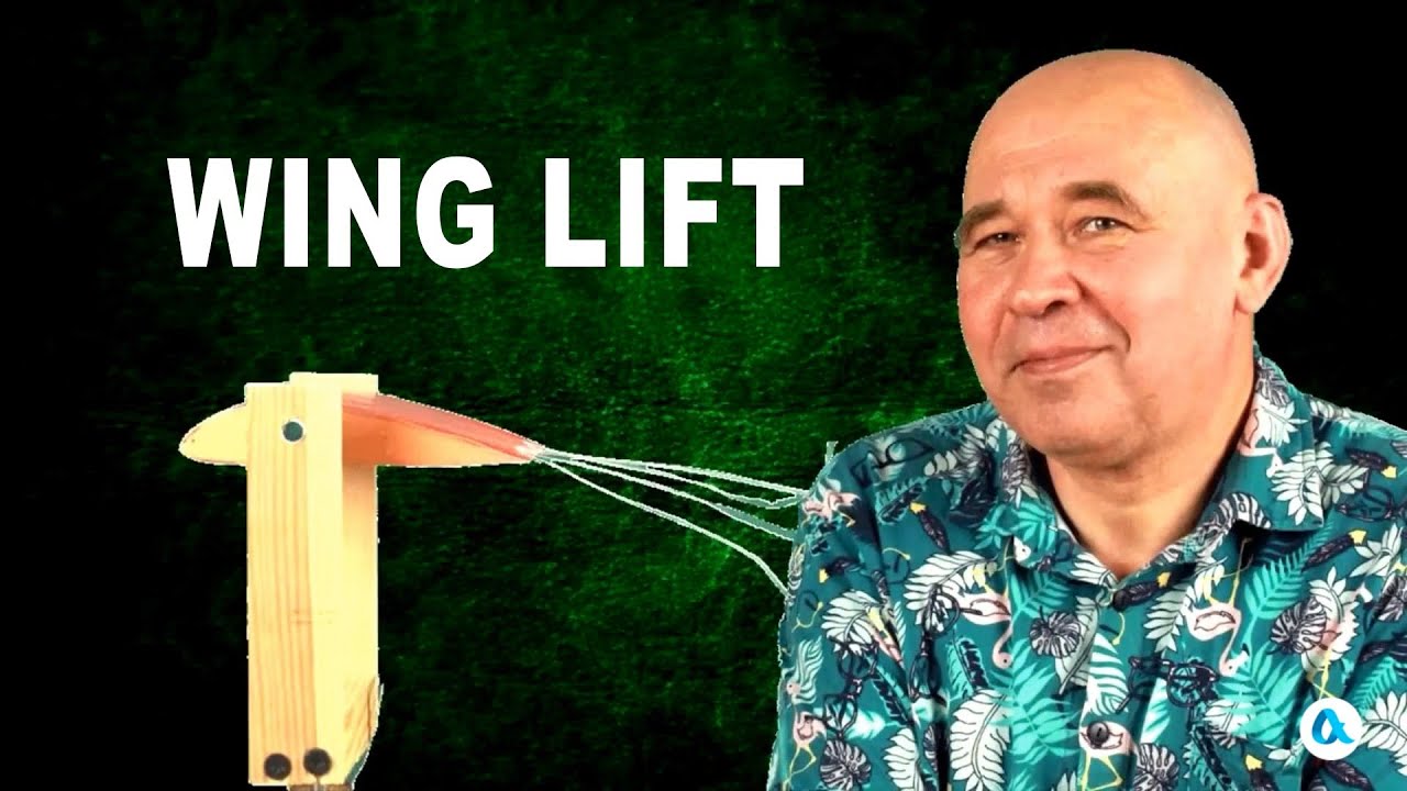 Airplane wing lift - YouTube