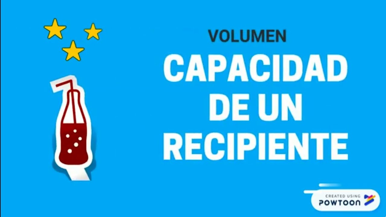 Volumen - Capacidad de un recipiente - YouTube