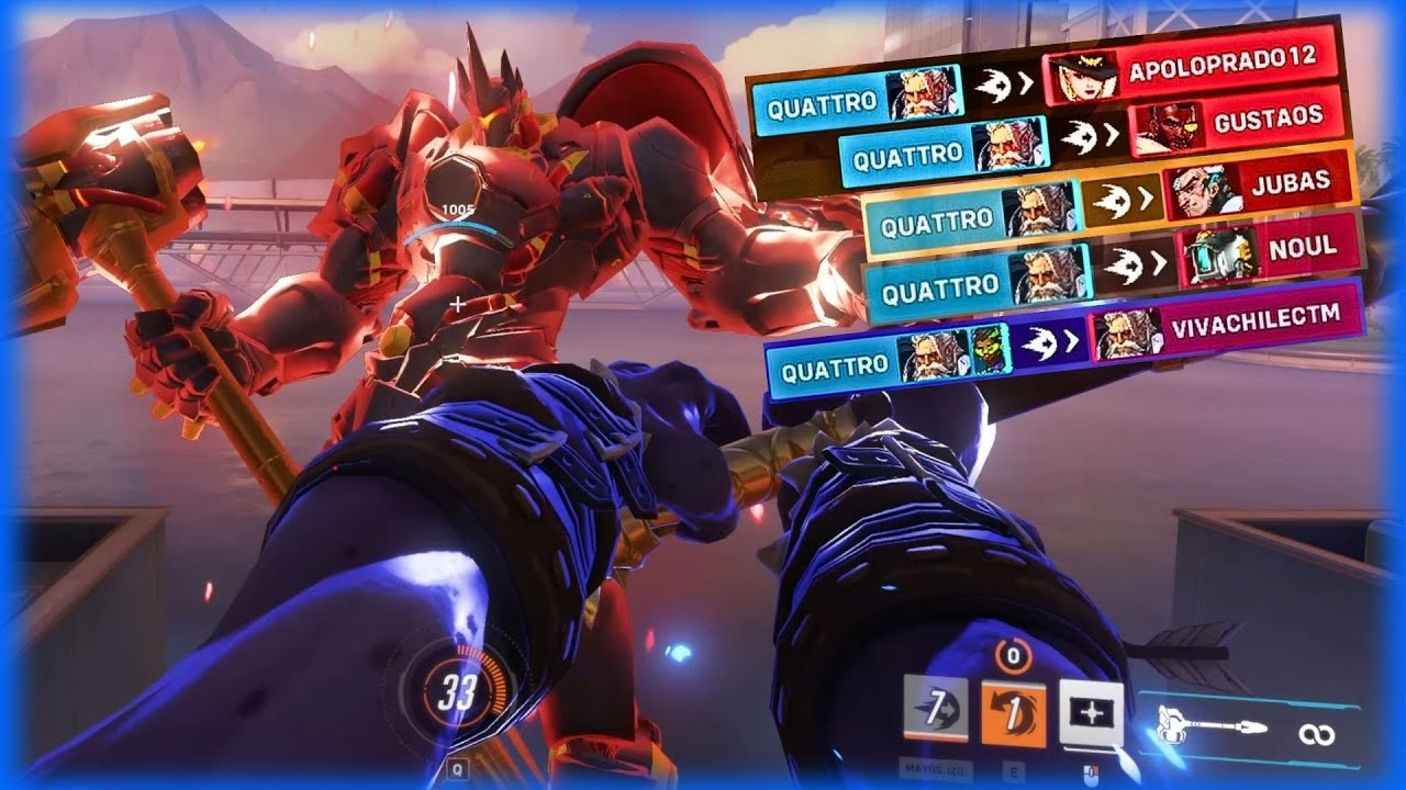 Reinhardt Charge - Carga al vacio, full pineados 👋 - Overwatch 2 - YouTube