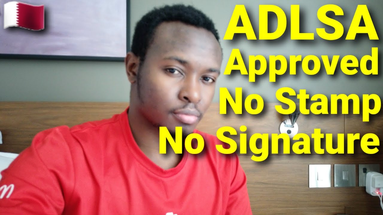 ADLSA Can Approve Without Signature or Stamp!!! || Change Of Employer ...