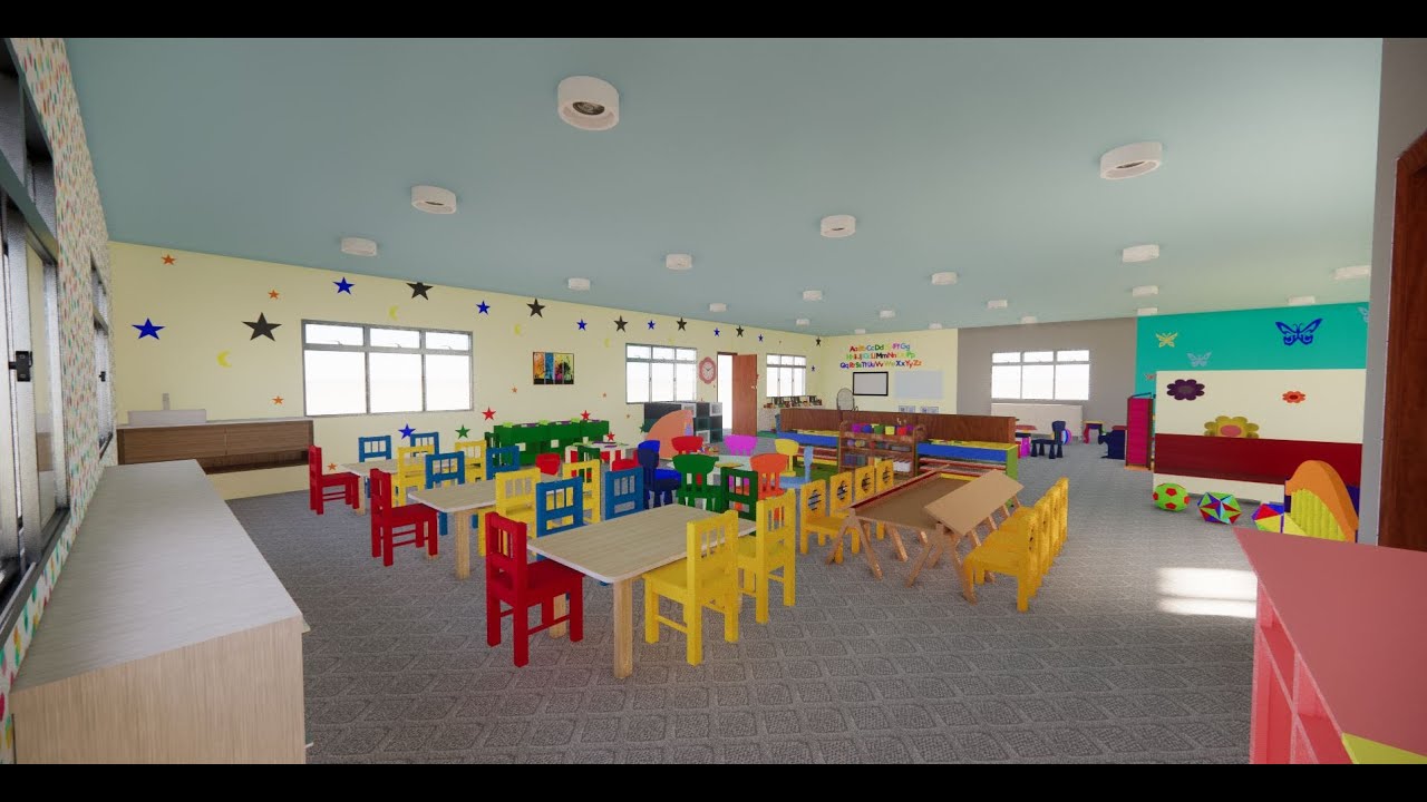 Pre-School Classroom Model - 1 - YouTube