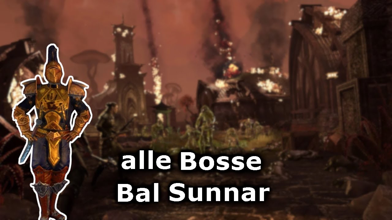 Eso Bal Sunnar alle Bosse Veteran Tank 1.Mal Guide Deutsch / Alles in ...
