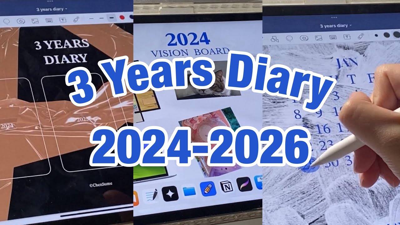 3 years diary | digital diary sharing | Have a wonderful 3 years with ...