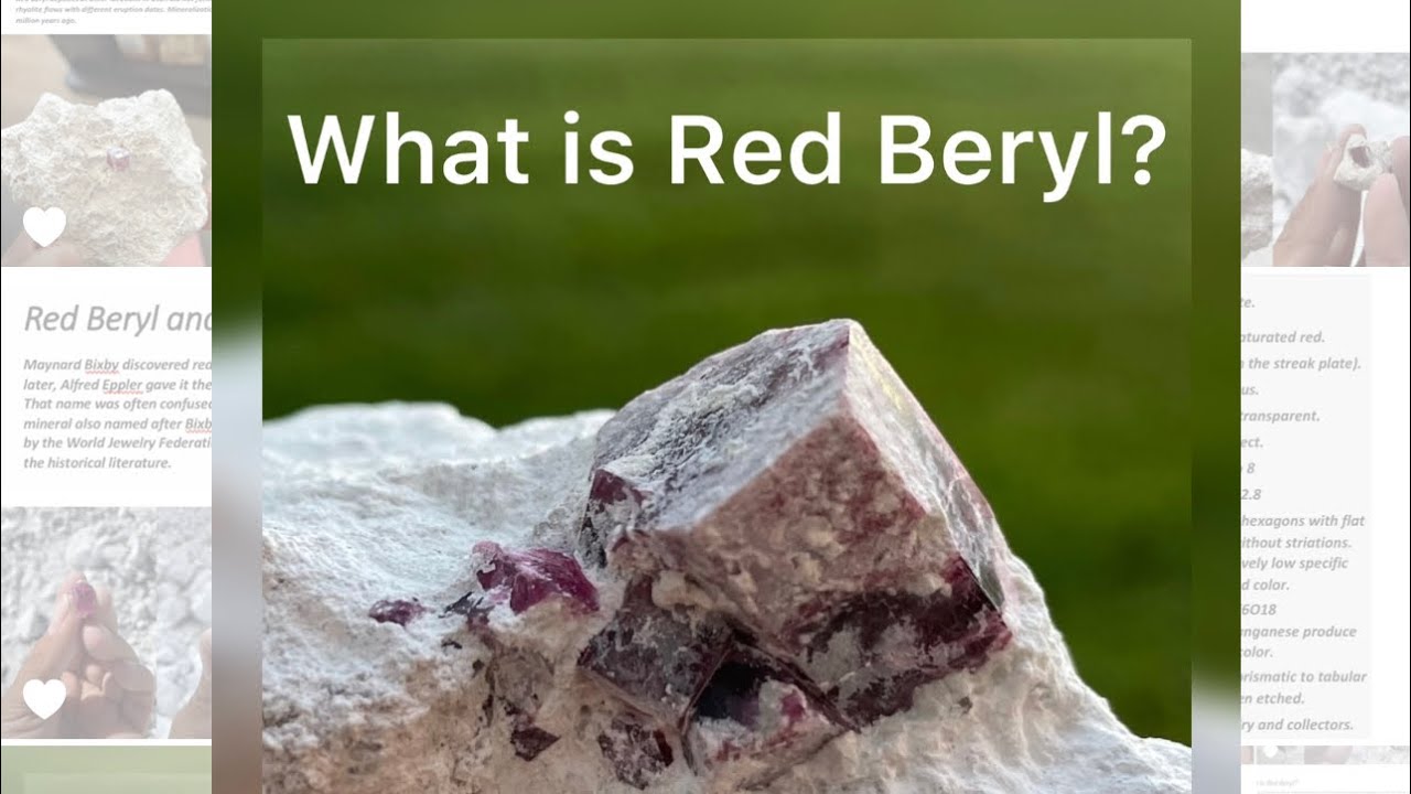 What is RED BERYL? - YouTube