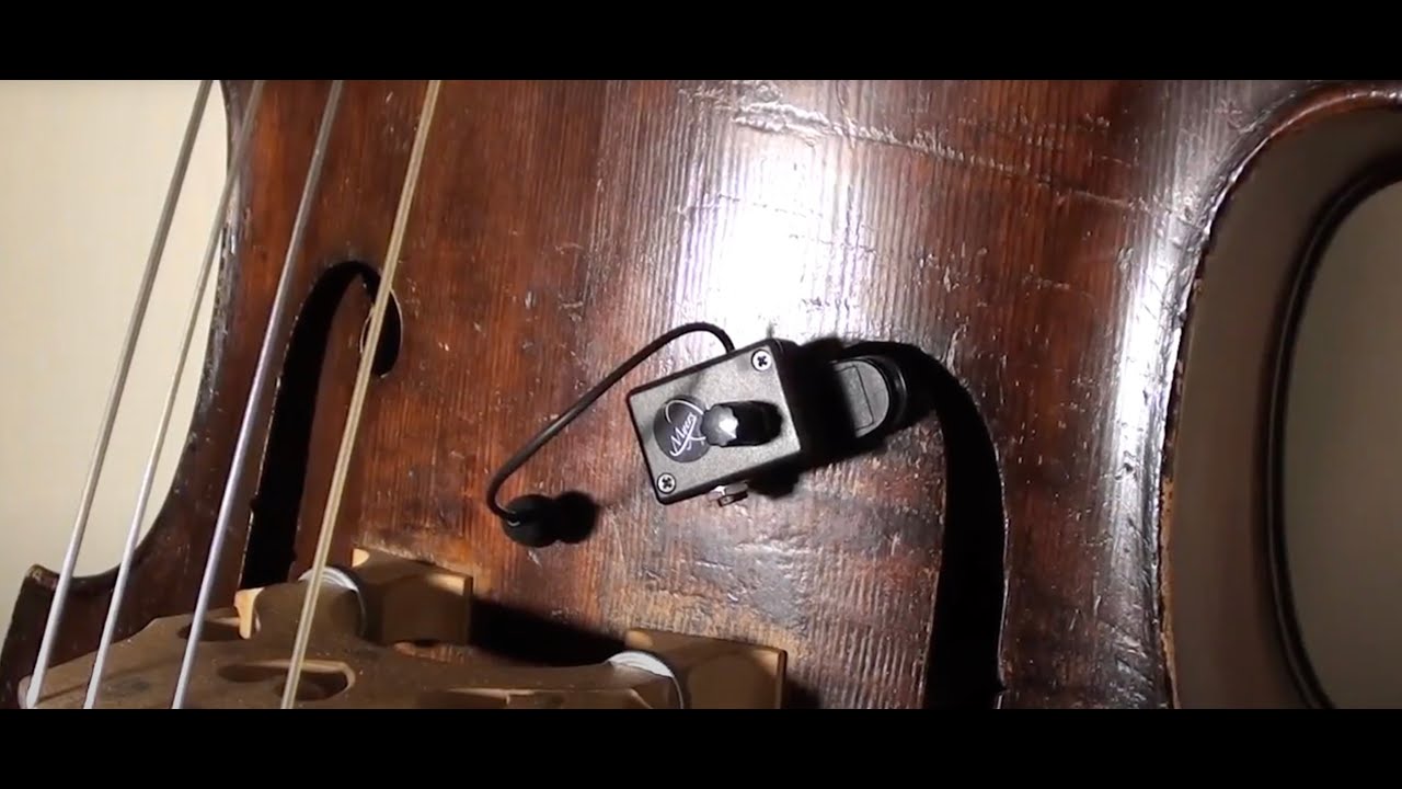 Upright Bass Microphone, Upright Bass Pickup, Neil Miner - YouTube