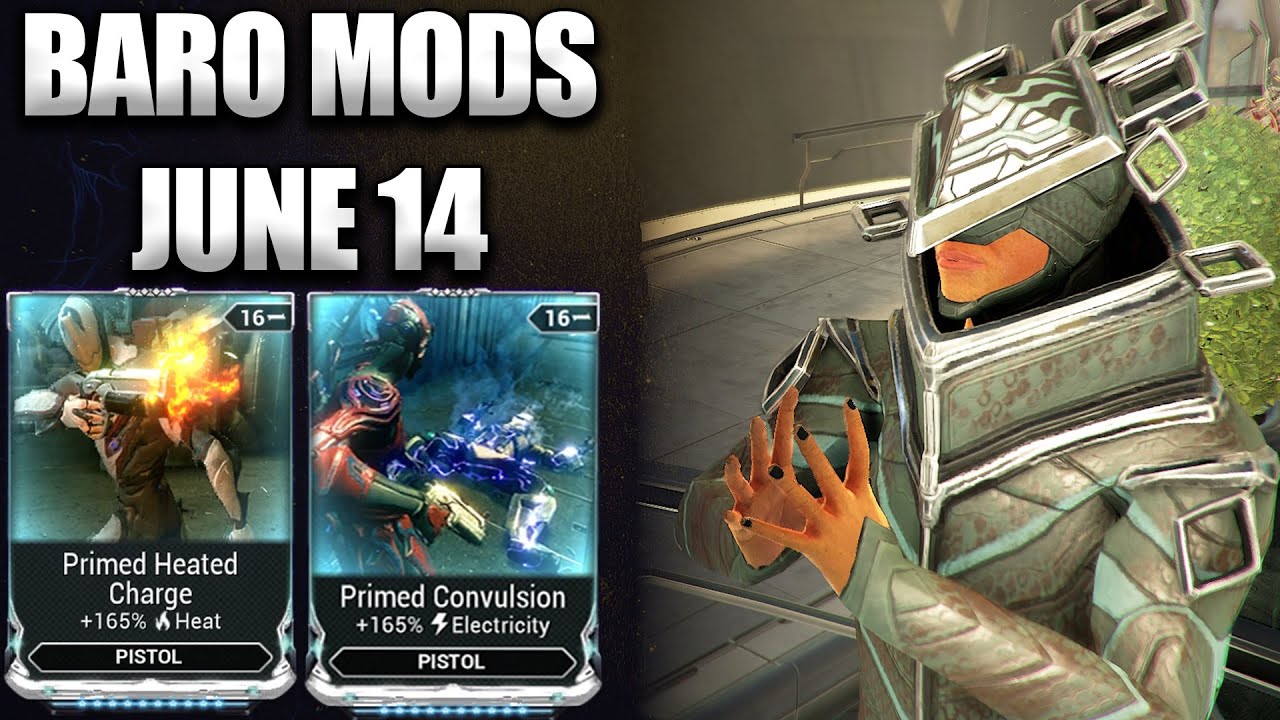 Baro Pistol Primed Mods! Warframe Baro Ki'Teer Mods June 14 2024! - YouTube